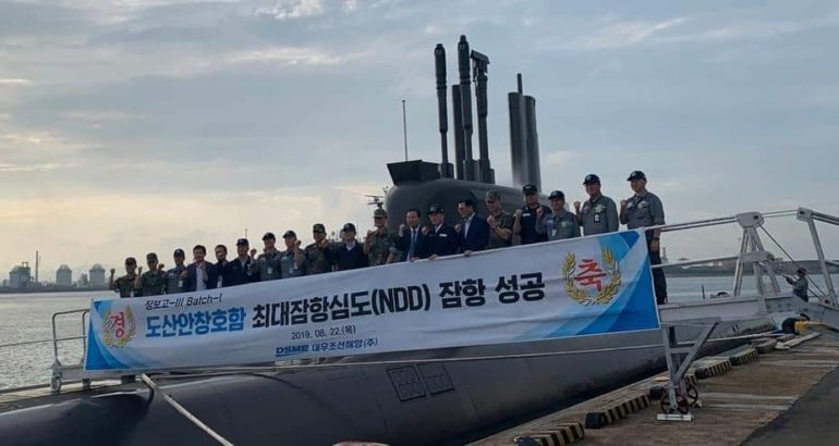 ROK Navy’s 1st 3000 tons KSS-III Submarine ‘Dosan Ahn Chang-ho’ Passes ...