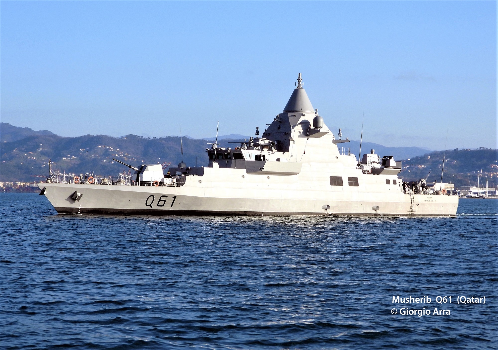 Qatar s New Musherib class OPV Starts Sea Trials Naval News