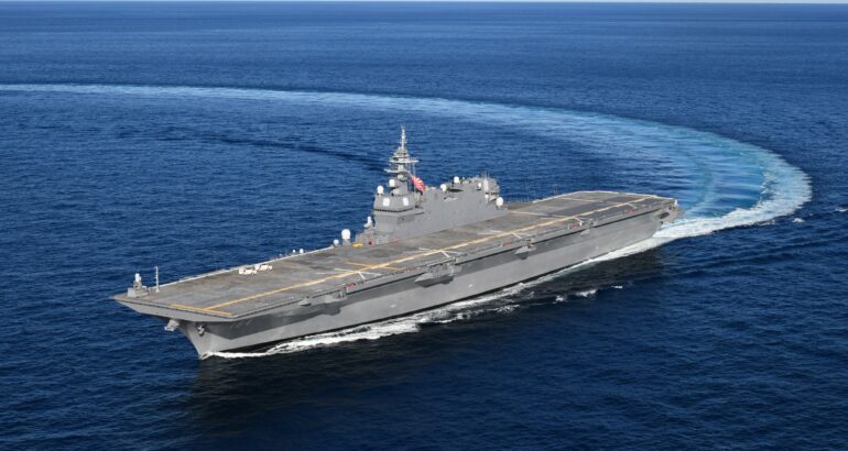 Japan completes first stage of JS Kaga modification to operate F-35B ...