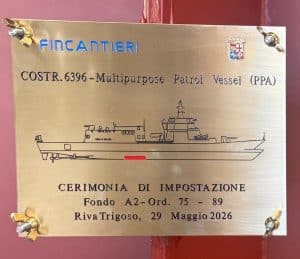 Fincantieri Lays Keel of Italy's 8th PPA in Genoa - Naval News