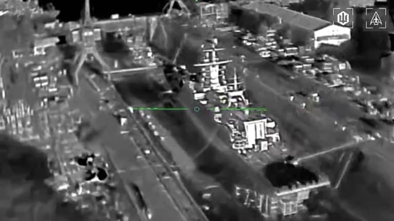 Ukrainian drones strike Russian corvette RFS Boiky near Saint Petersburg