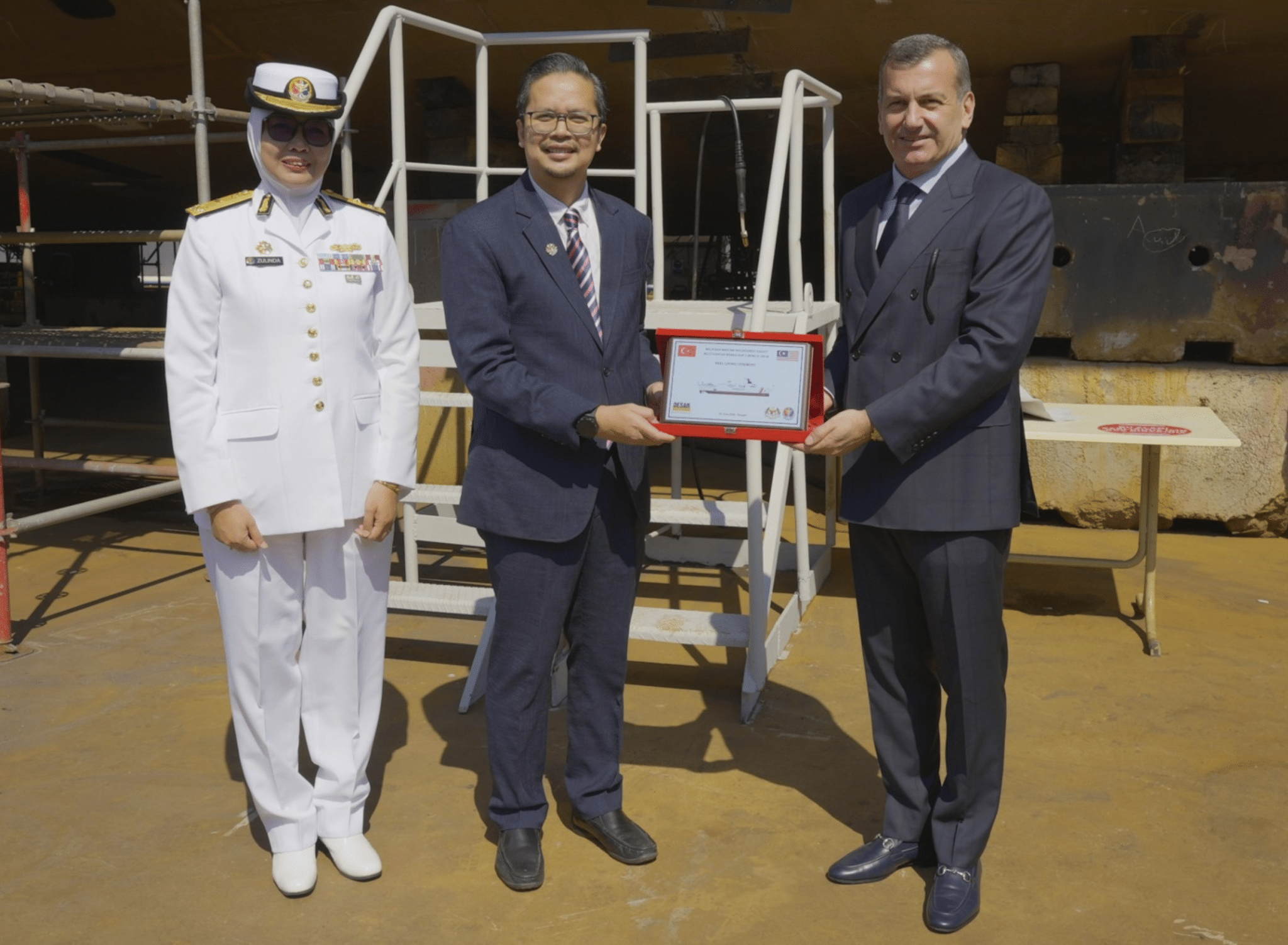 DESAN Lays Keel for Second MPMS Vessel for Malaysian Coast Guard ...